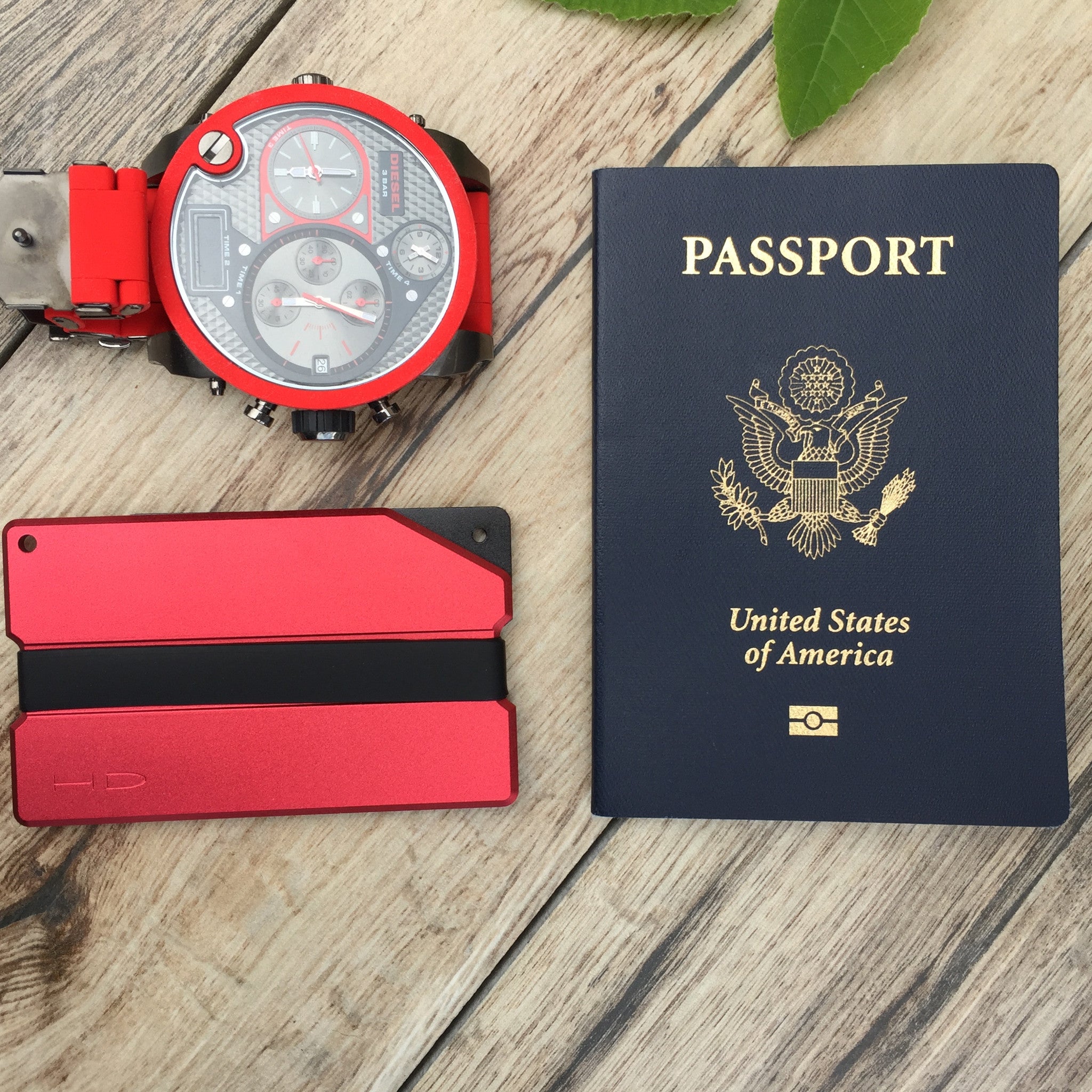 Red Carved Aluminum Metal Wallet – Slim Wallet Company