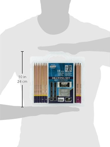 Pro Art 18-Piece Sketch/Draw Pencil Set – Slim Wallet Company