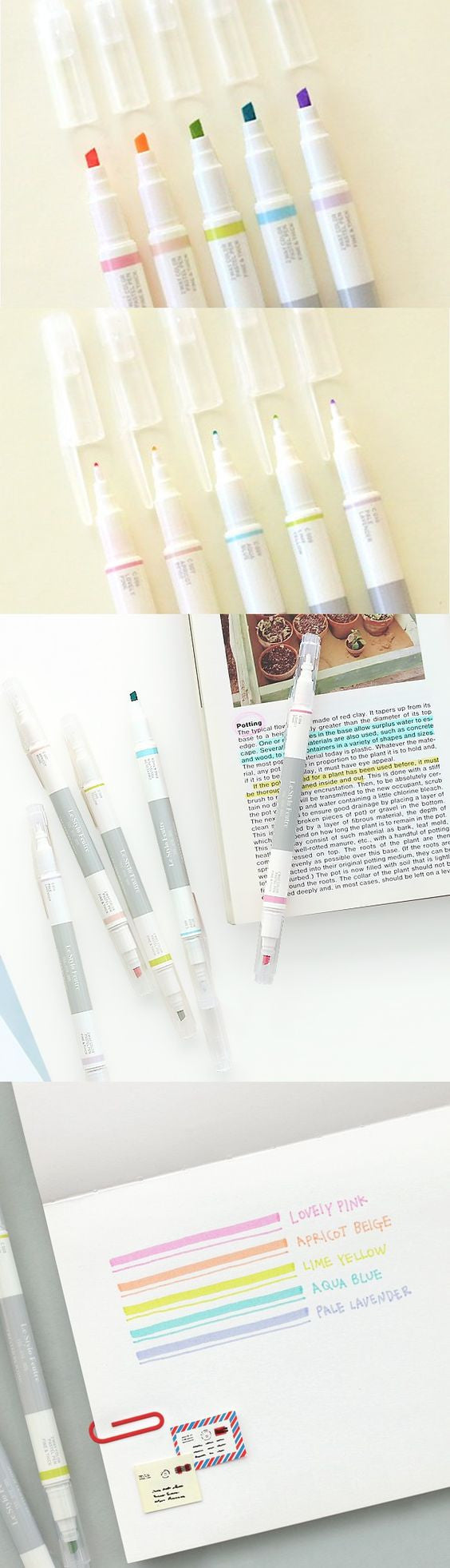 Pastel Dual Deco Pen Set – Slim Wallet Company