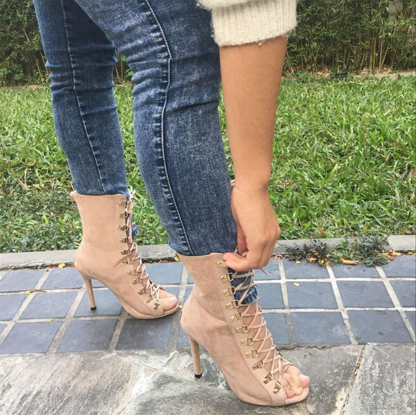 Laced Fire Gladiator Heels – Slim Wallet Company