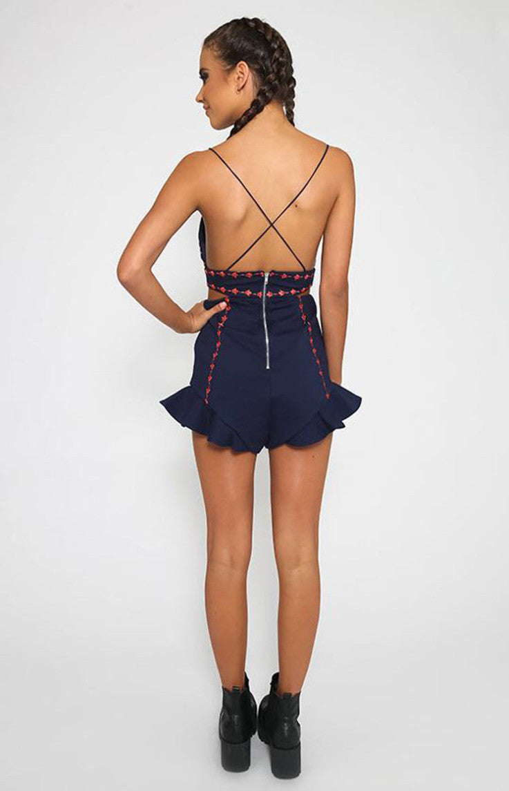 Braided Boho Fitted Romper – Slim Wallet Company